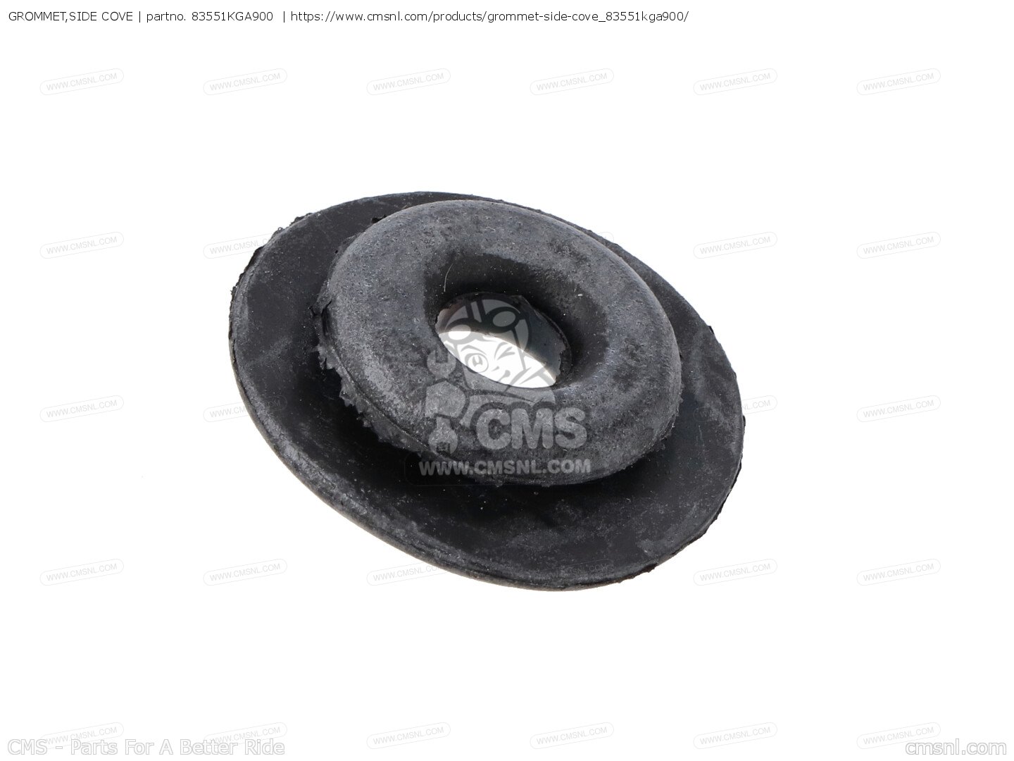 83551KGA900: GROMMET,SIDE COVE Honda - buy the 83551-KGA-900 at CMSNL