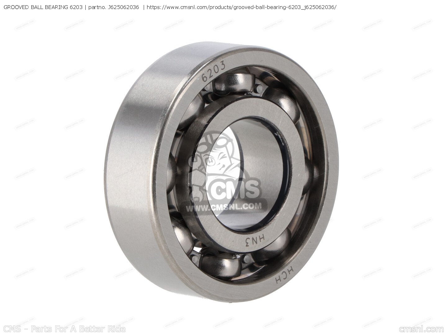 J625062036: GROOVED BALL BEARING 6203 KTM - buy the J625062036 at CMSNL