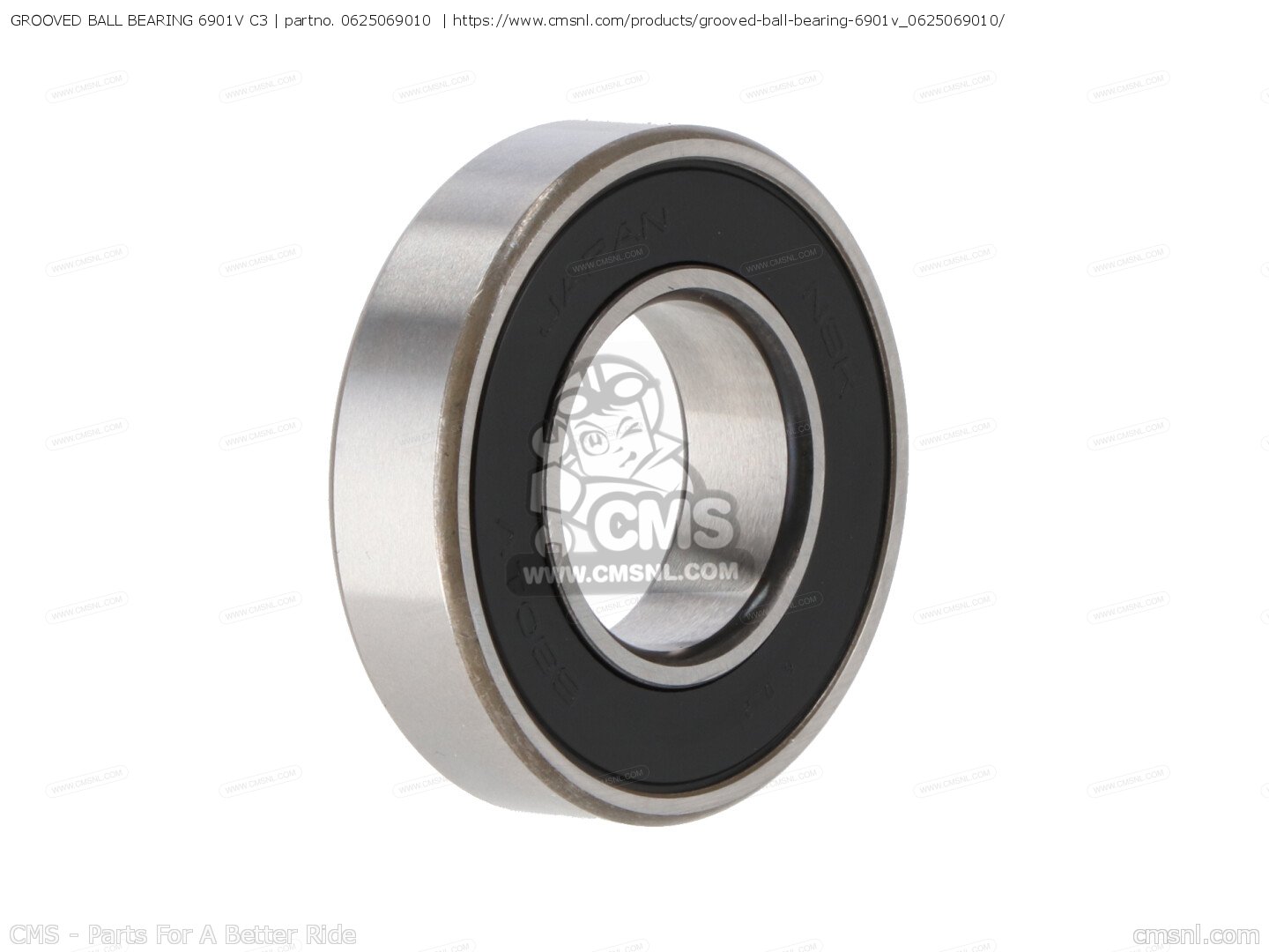 0625069010: GROOVED BALL BEARING 6901V C3 KTM - buy the 0625069010 at CMSNL
