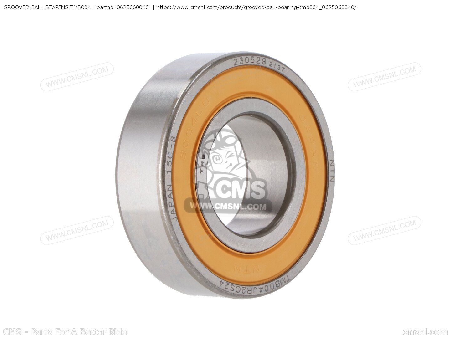 GROOVED BALL BEARING TMB004 for KTM - order at CMSNL