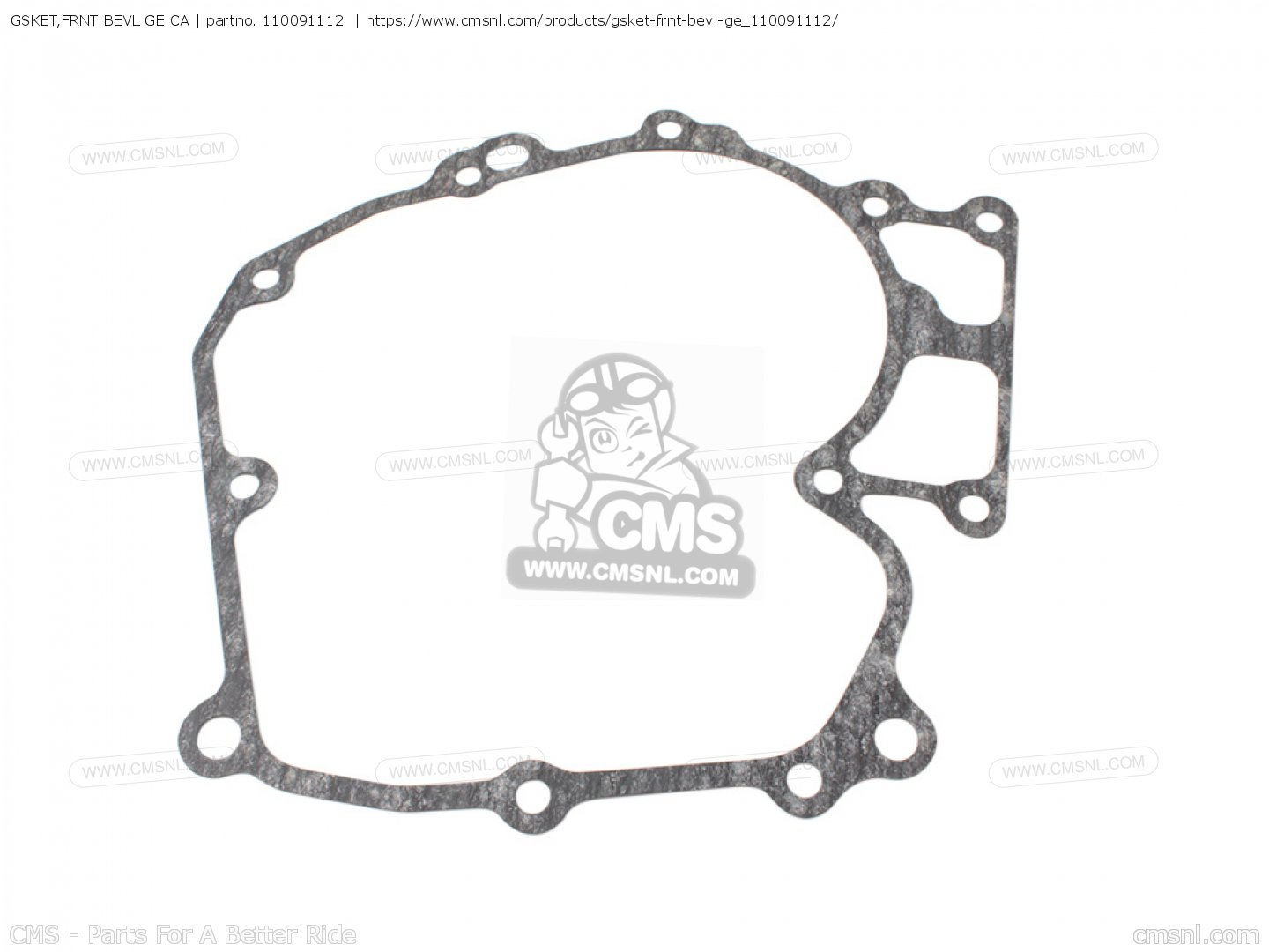 GSKET,FRNT BEVL GE CA for KZ1100A3 SHAFT 1983 USA CANADA - order at CMSNL