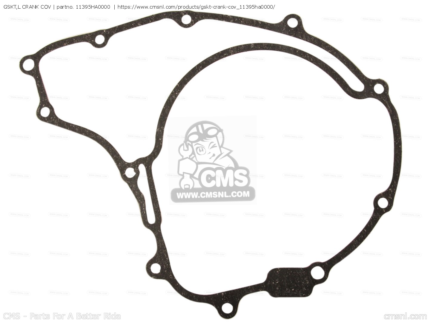 11395HA0000: GSKT,L CRANK COV (MCA) Honda - buy the 11395-HA0-000 at CMSNL