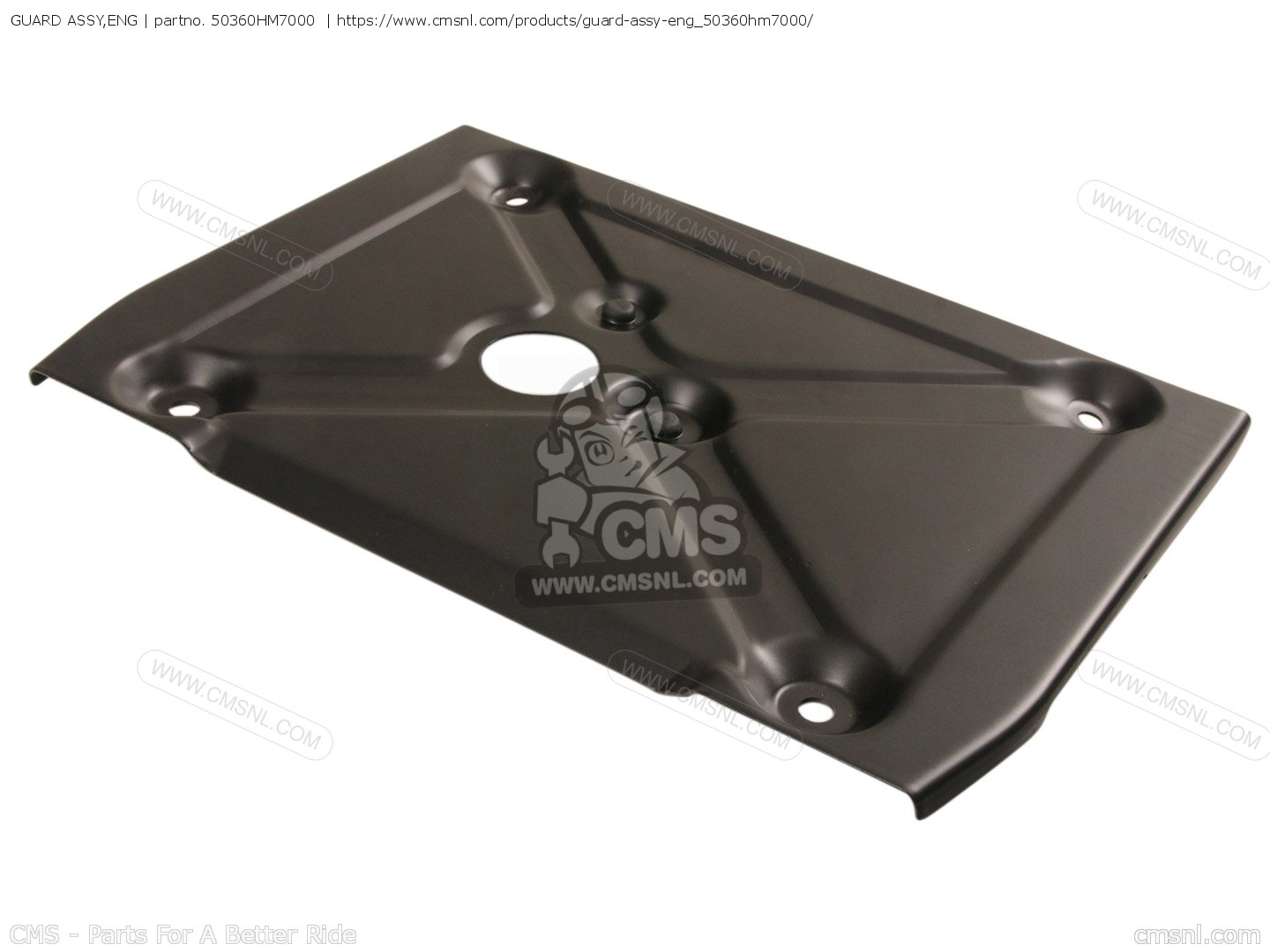 50360HM7000: GUARD ASSY,ENG Honda - buy the 50360-HM7-000 at CMSNL