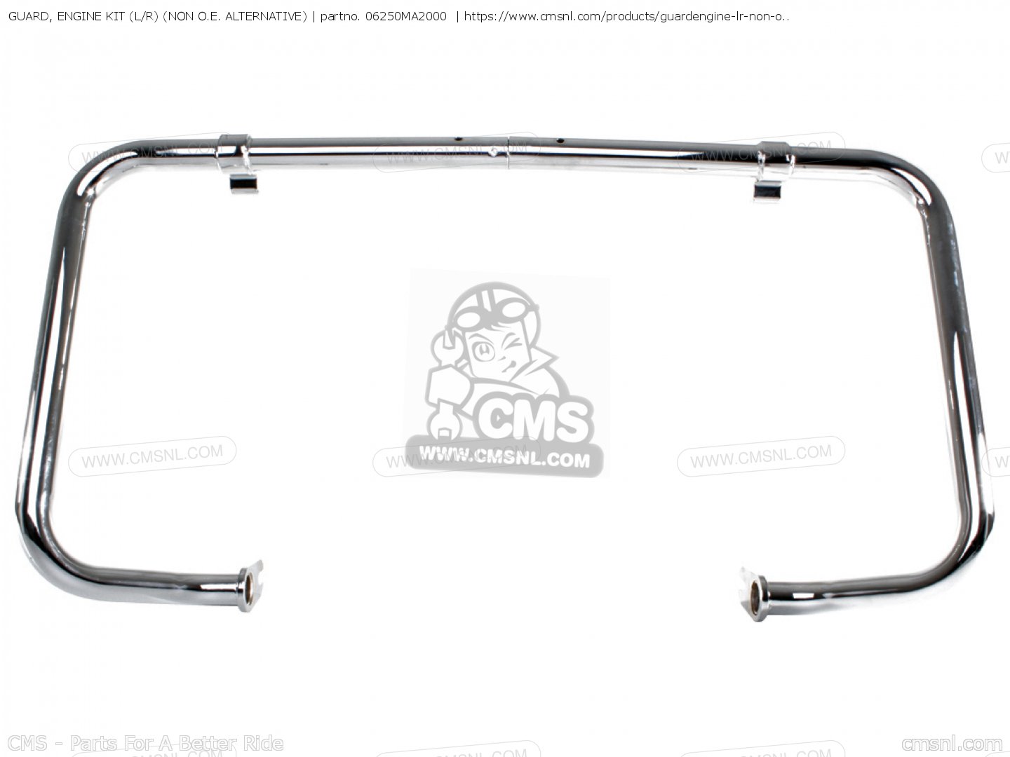 06250MA2000: GUARD, ENGINE KIT (L/R) Honda - buy the 06250-MA2-000 at CMSNL