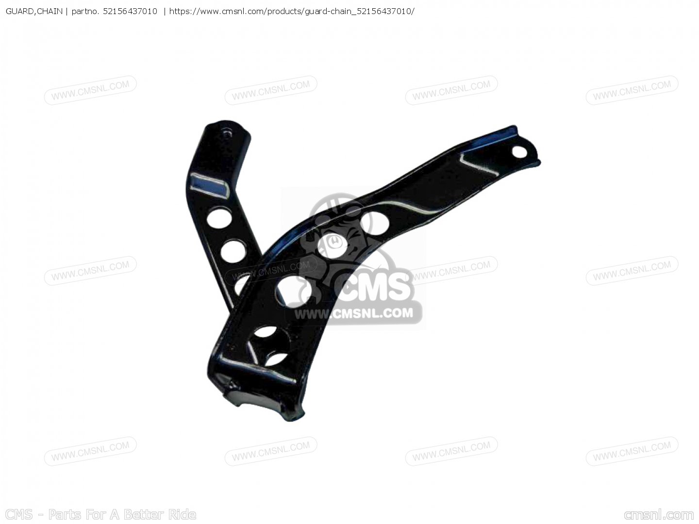 52156437010: GUARD,CHAIN Honda - buy the 52156-437-010 at CMSNL