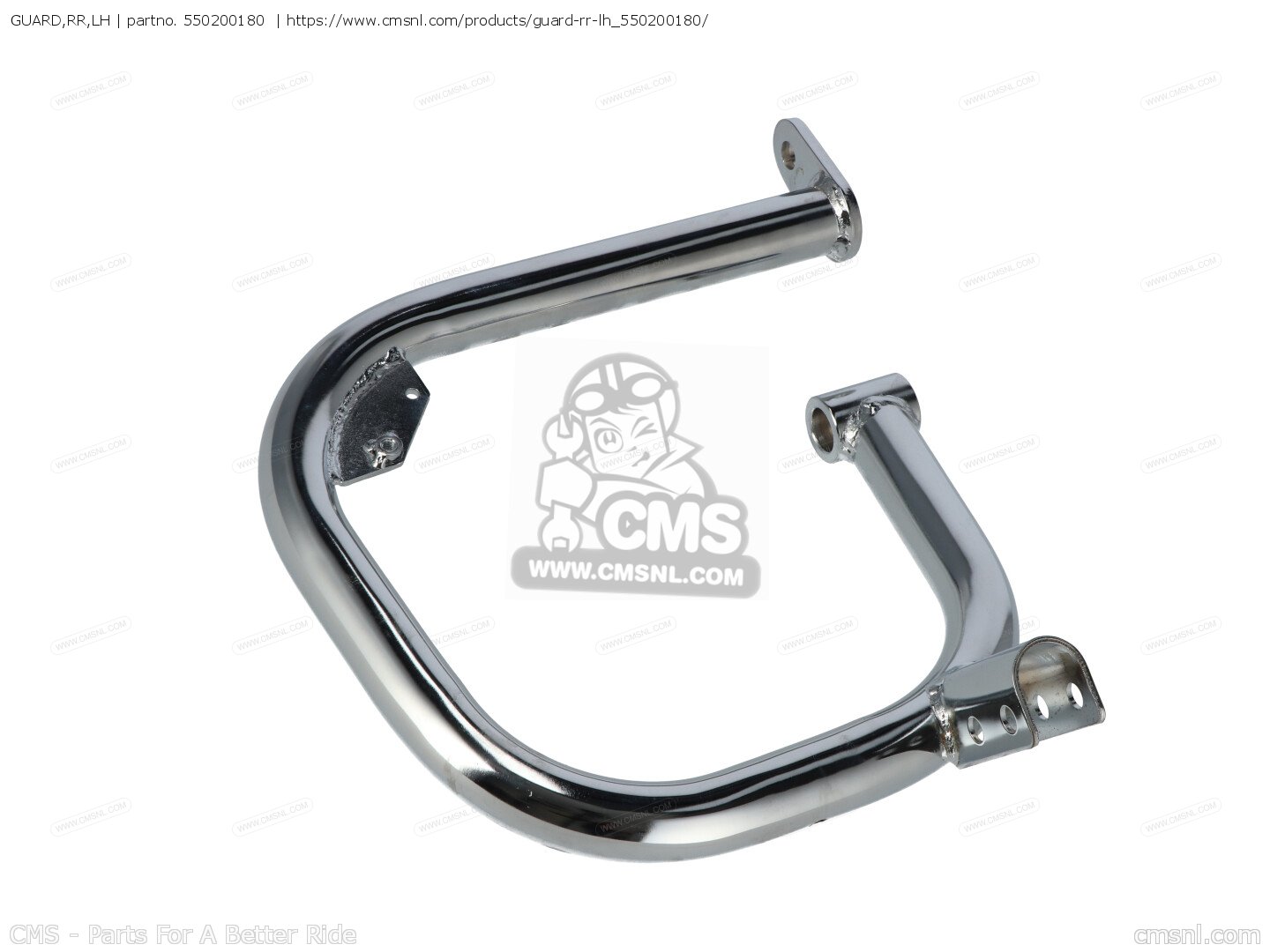 550200180: GUARD,RR,LH Kawasaki - buy the 55020-0180 at CMSNL