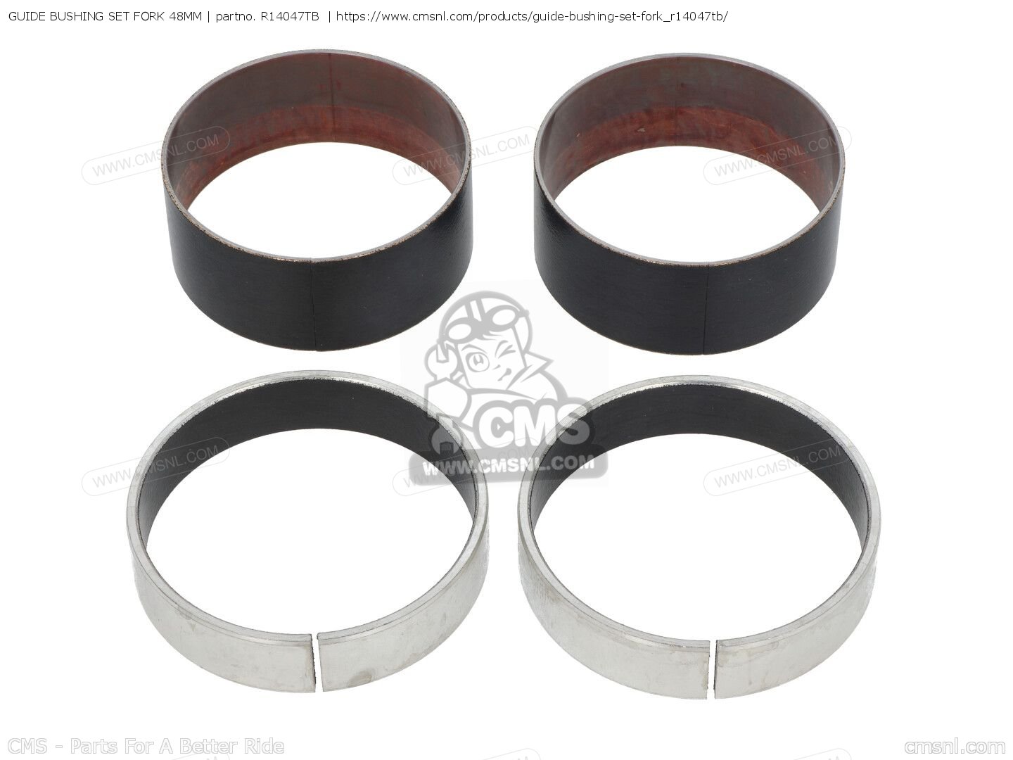 R14047TB: GUIDE BUSHING SET FORK 48MM GASGAS - buy the R14047T at CMSNL