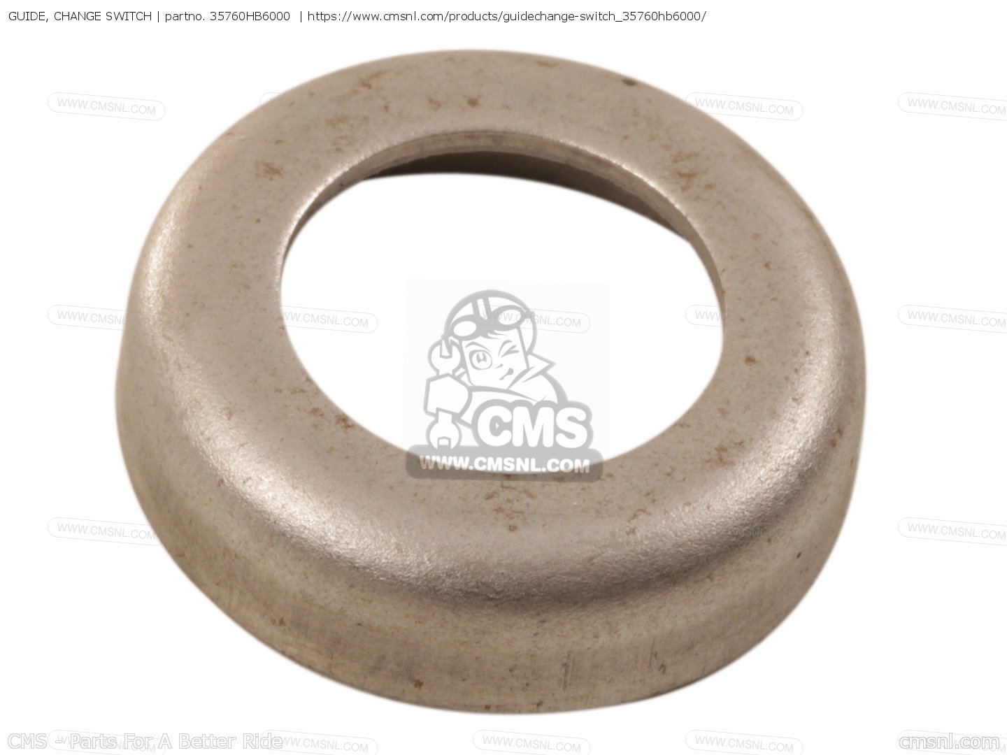 35760HB6000: GUIDE, CHANGE SWITCH Honda - buy the 35760-HB6-000 at CMSNL