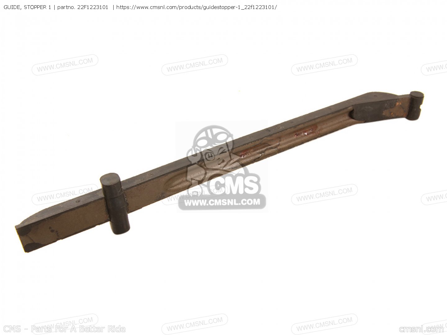 22F1223101: GUIDE, STOPPER 1 Yamaha - buy the 22F-12231-01-00 at CMSNL