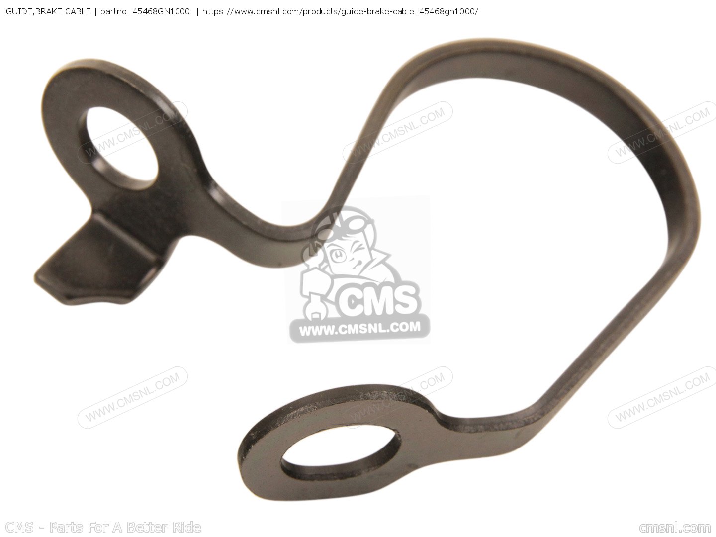 45468GN1000: GUIDE,BRAKE CABLE Honda - buy the 45468-GN1-000 at CMSNL