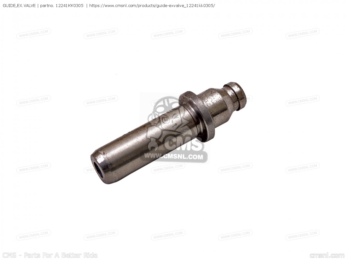 12241KK0305: Guide,ex.valve Honda - buy the 12241-KK0-305 at CMSNL