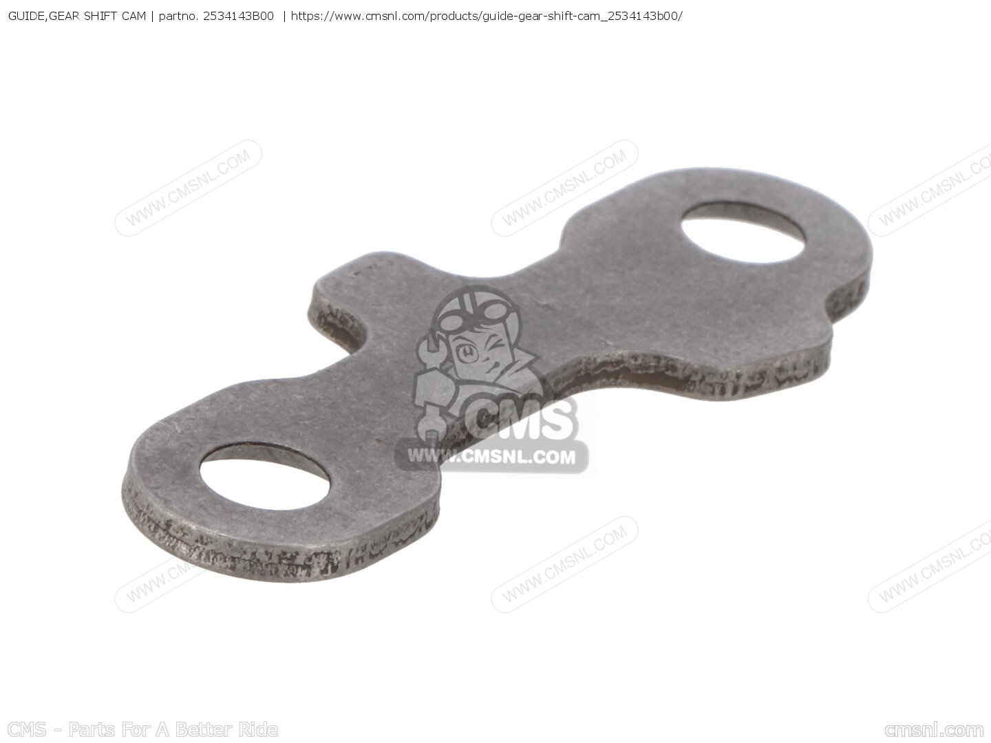 2534143B00: GUIDE,GEAR SHIFT CAM Suzuki - buy the 25341-43B00 at CMSNL