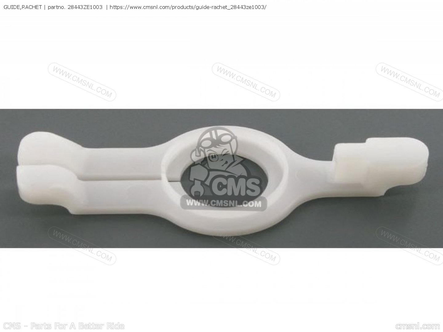 28443ZE1003: GUIDE,RACHET Honda - buy the 28443-ZE1-003 at CMSNL