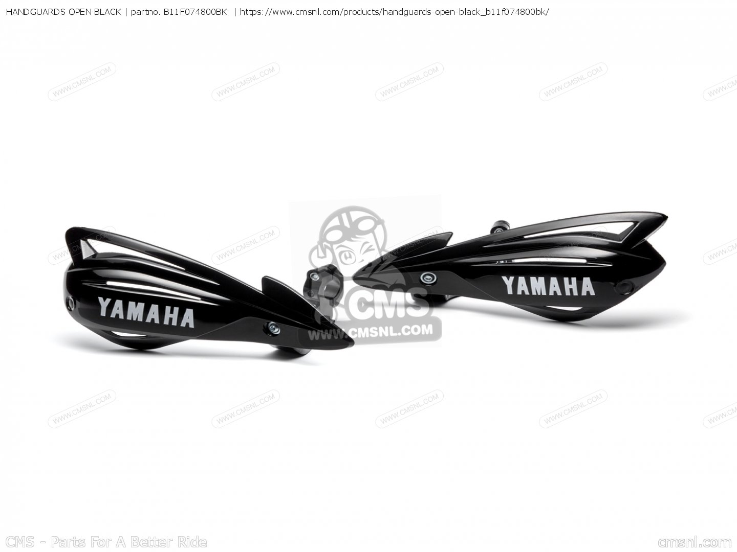 B11F074800BK: GYTR HANDGUARDS OPEN BLACK Yamaha - buy the B11-F0748-00 ...