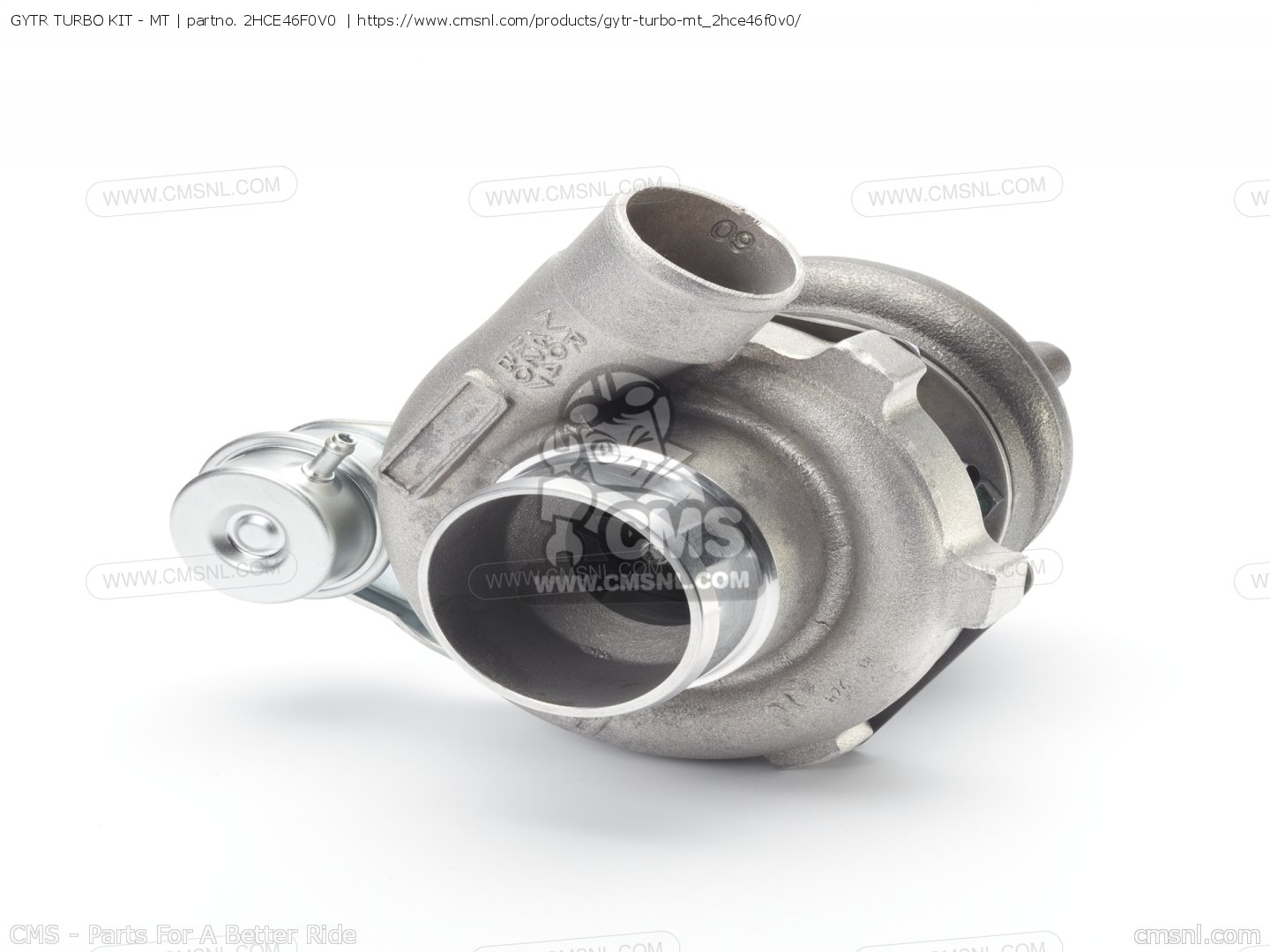 2HCE46F0V0: GYTR TURBO KIT - MT Yamaha - buy the 2HC-E46F0-V0-00 at CMSNL