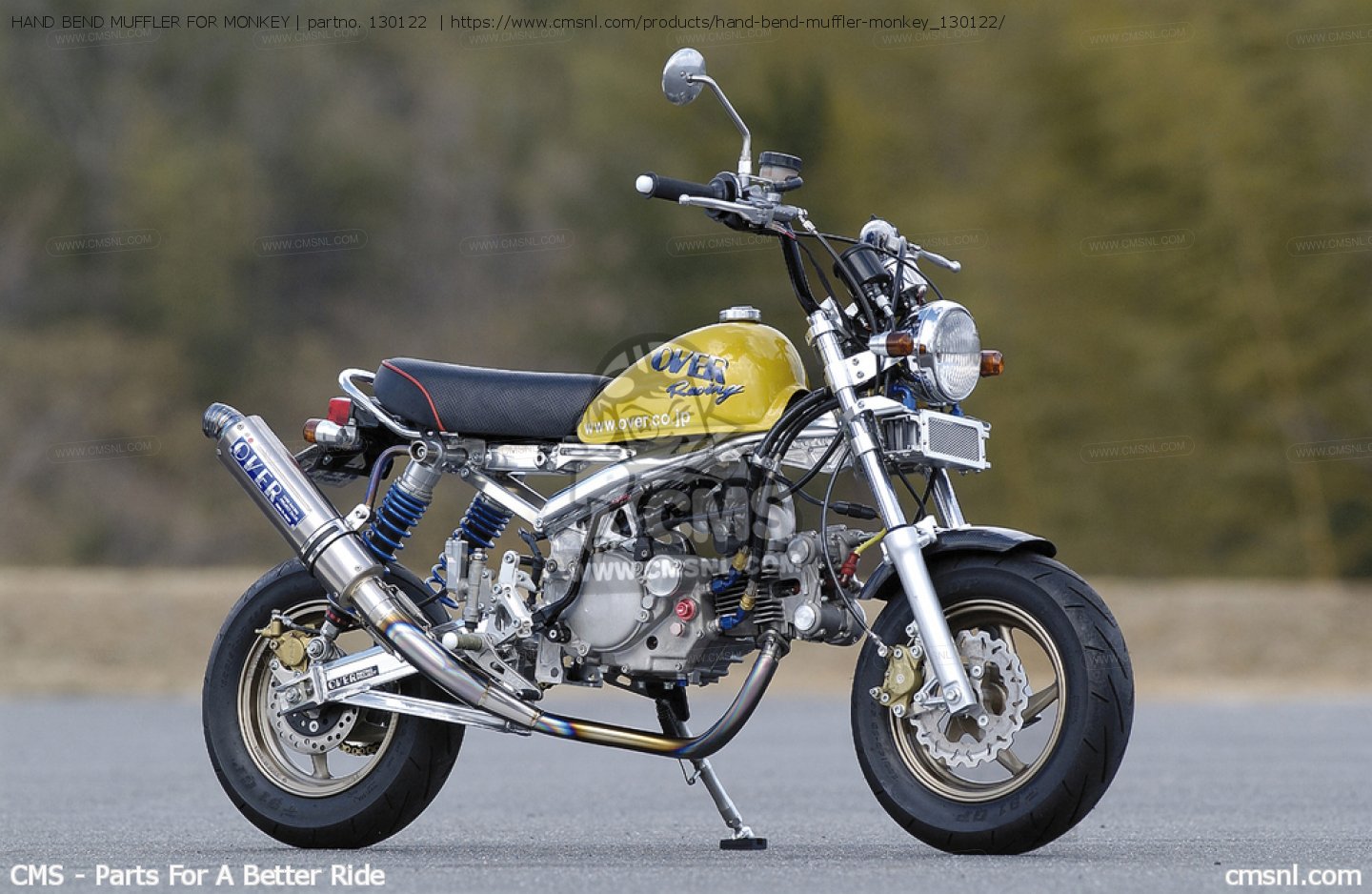 130122: HAND BEND MUFFLER FOR MONKEY Over Racing - buy the 13-01-22 at ...