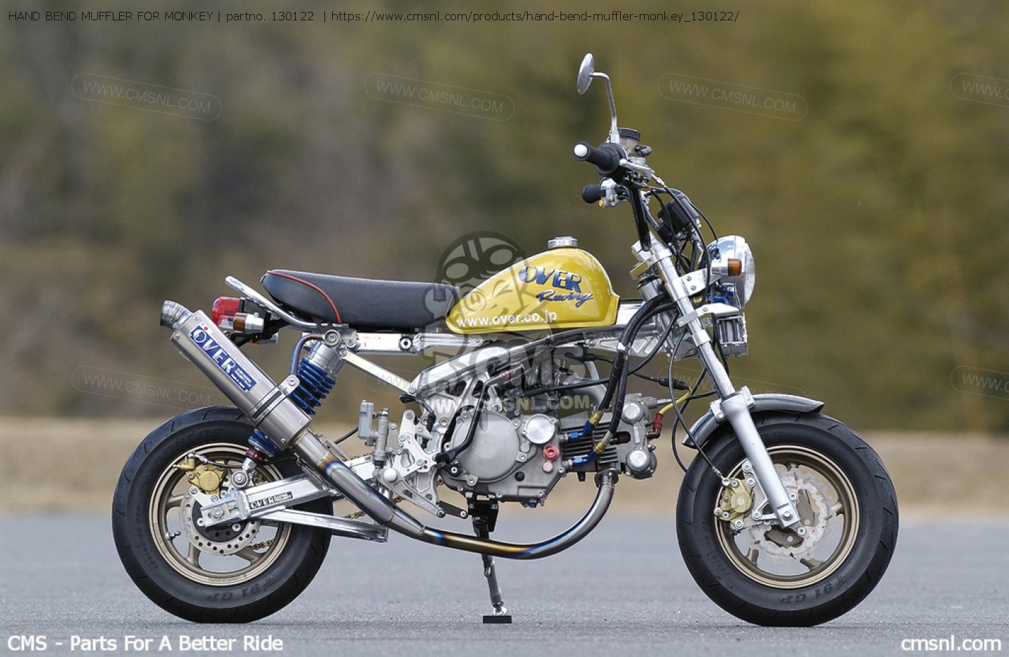 130122: HAND BEND MUFFLER FOR MONKEY Over Racing - buy the 13-01-22 at ...