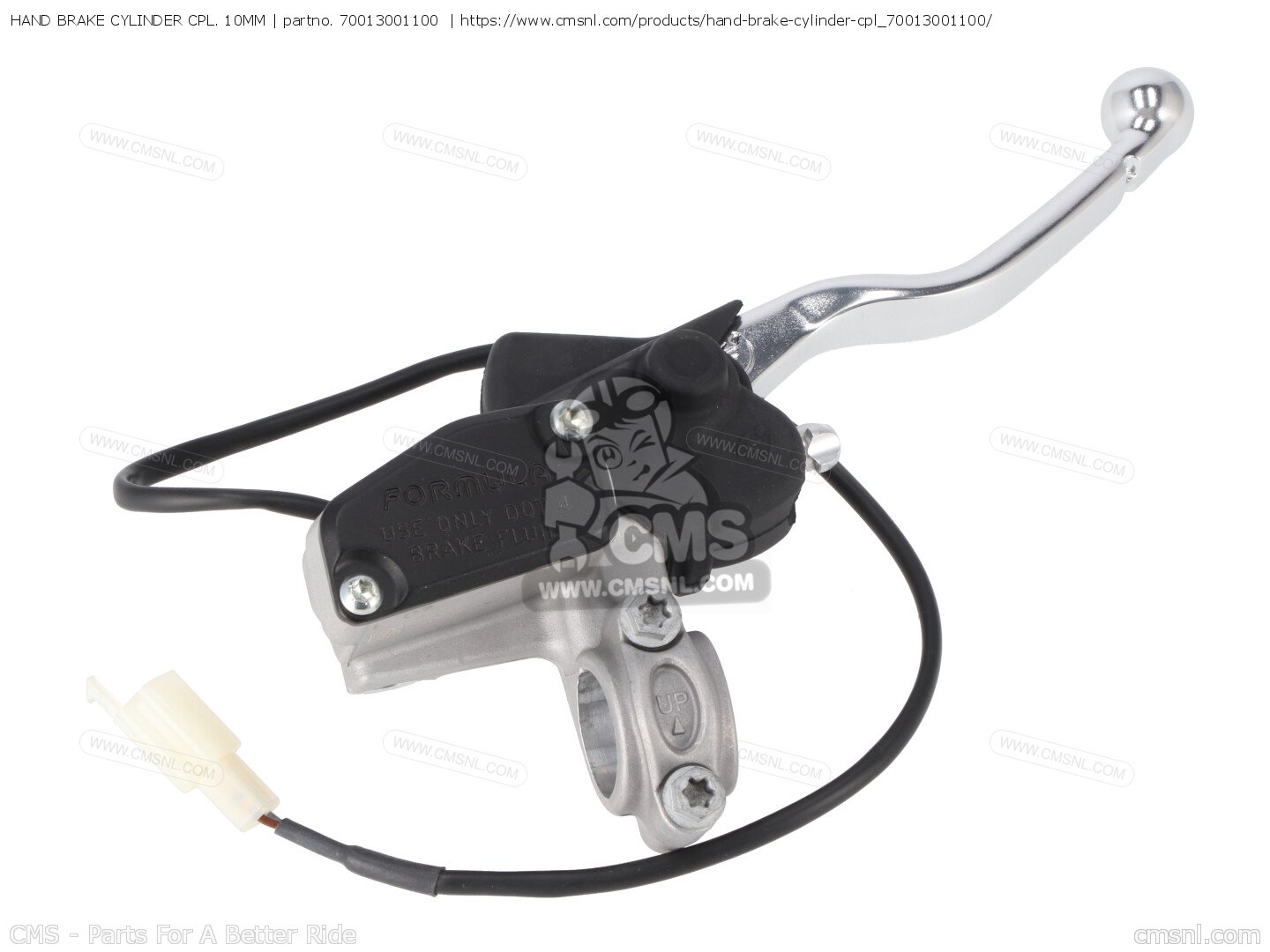 70013001100: HAND BRAKE CYLINDER CPL. 10MM KTM - buy the 70013001100 at ...