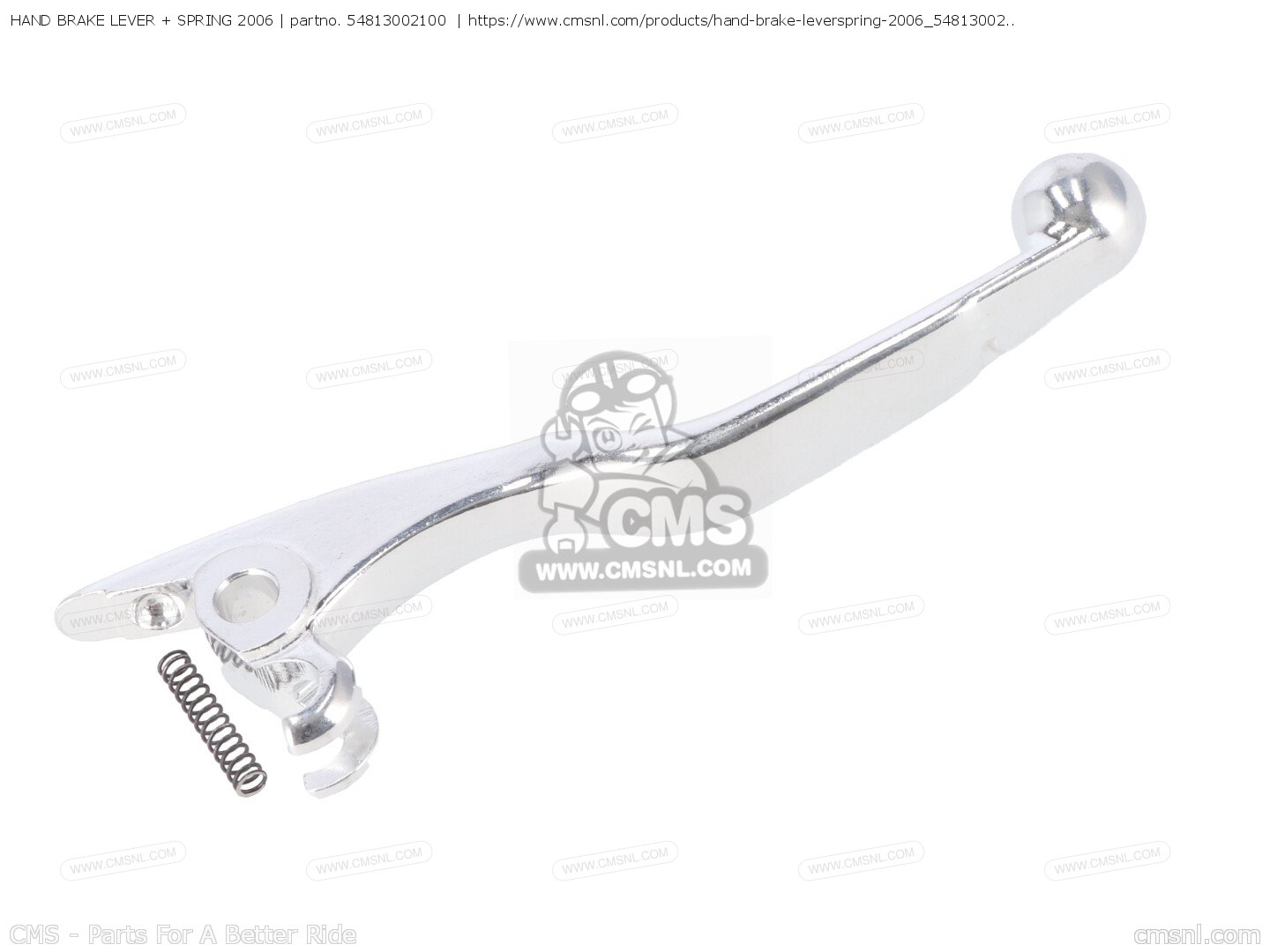 54813002100: HAND BRAKE LEVER + SPRING 2006 KTM - buy the 54813002100 ...