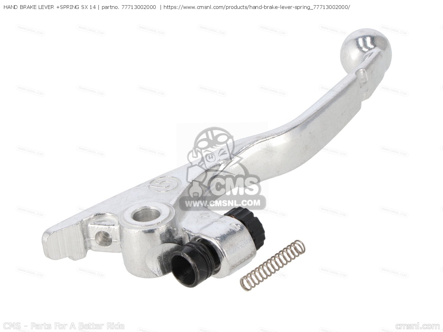 77713002000: HAND BRAKE LEVER +SPRING SX 14 KTM - buy the 77713002000 ...