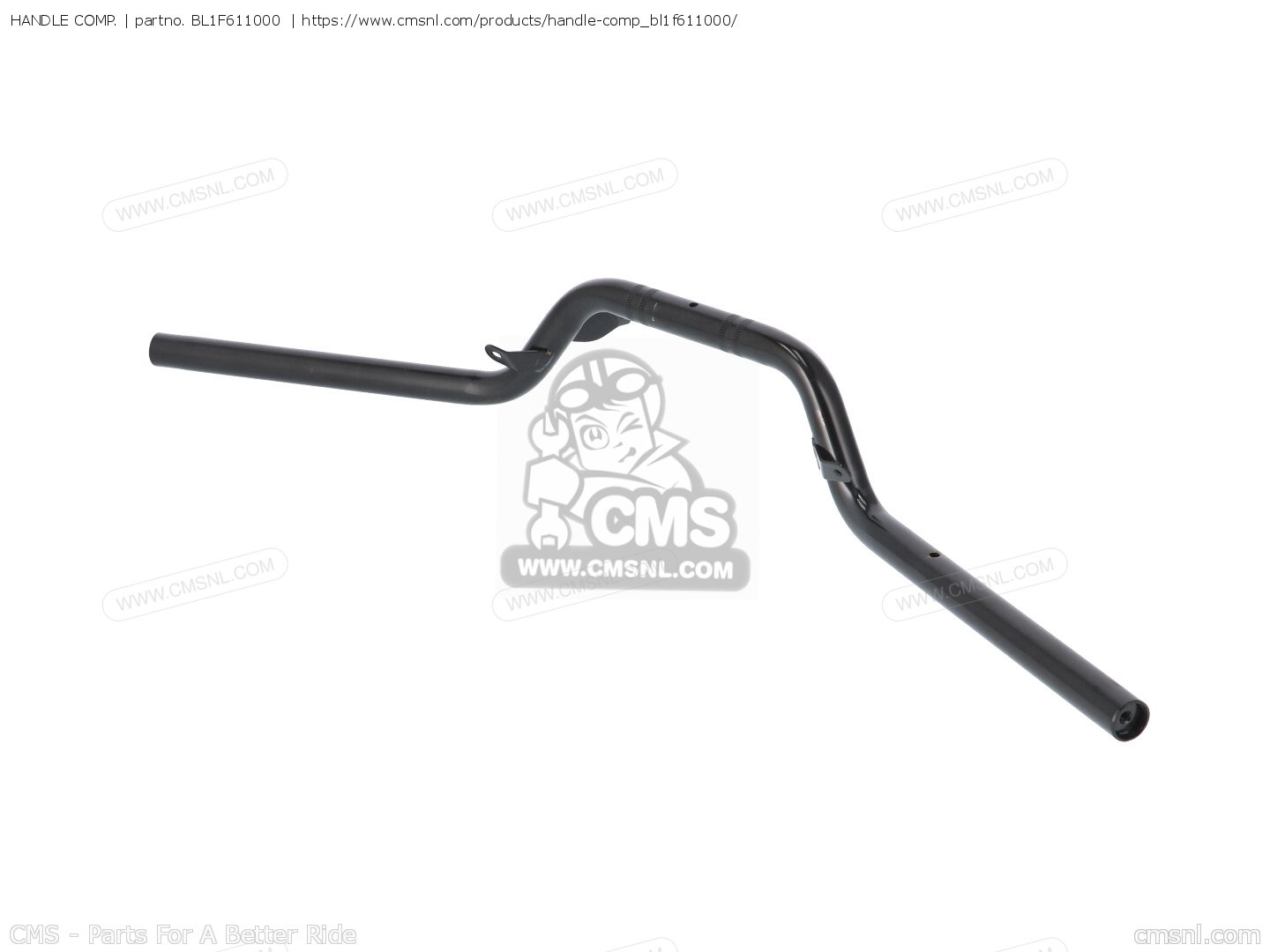 BL1F611000: HANDLE COMP. Yamaha - buy the BL1-F6110-00-00 at CMSNL