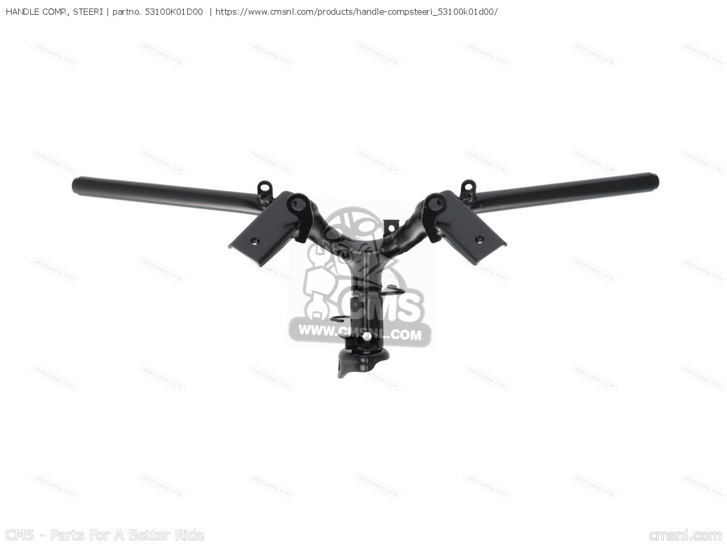 53100K01D00: Handle Comp,strg Honda - buy the 53100-K01-D00 at CMSNL