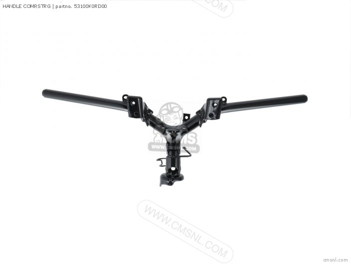 53100K0RD00: HANDLE COMP,STRG Honda - buy the 53100-K0R-D00 at CMSNL