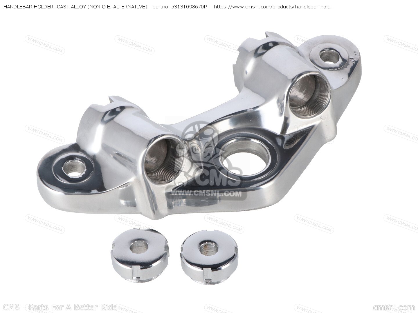 HANDLEBAR HOLDER, CAST ALLOY (NON O.E. ALTERNATIVE) for Honda - order ...