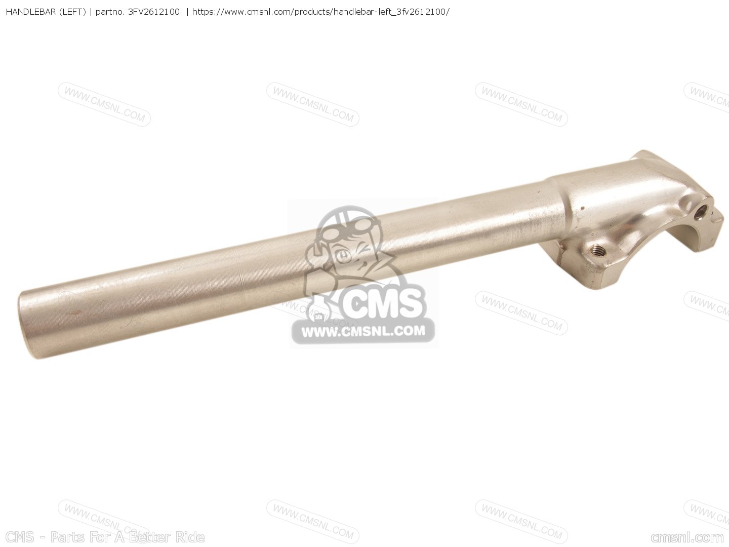 3FV2612100: HANDLEBAR (LEFT) Yamaha - buy the 3FV-26121-00-00 at CMSNL