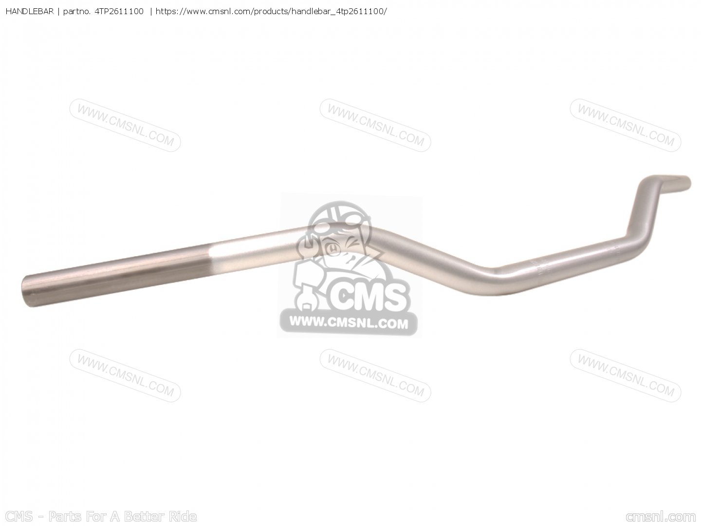 4TP2611100: HANDLEBAR Yamaha - buy the 4TP-26111-00-00 at CMSNL