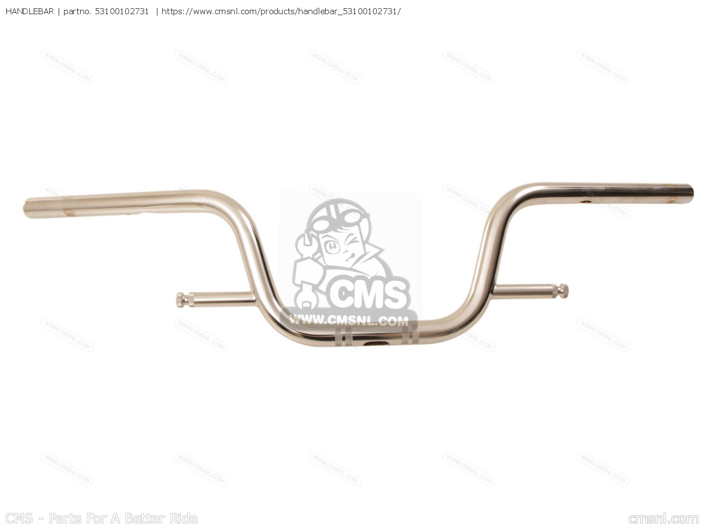 53100102731: HANDLEBAR Honda - buy the 53100-102-731 at CMSNL