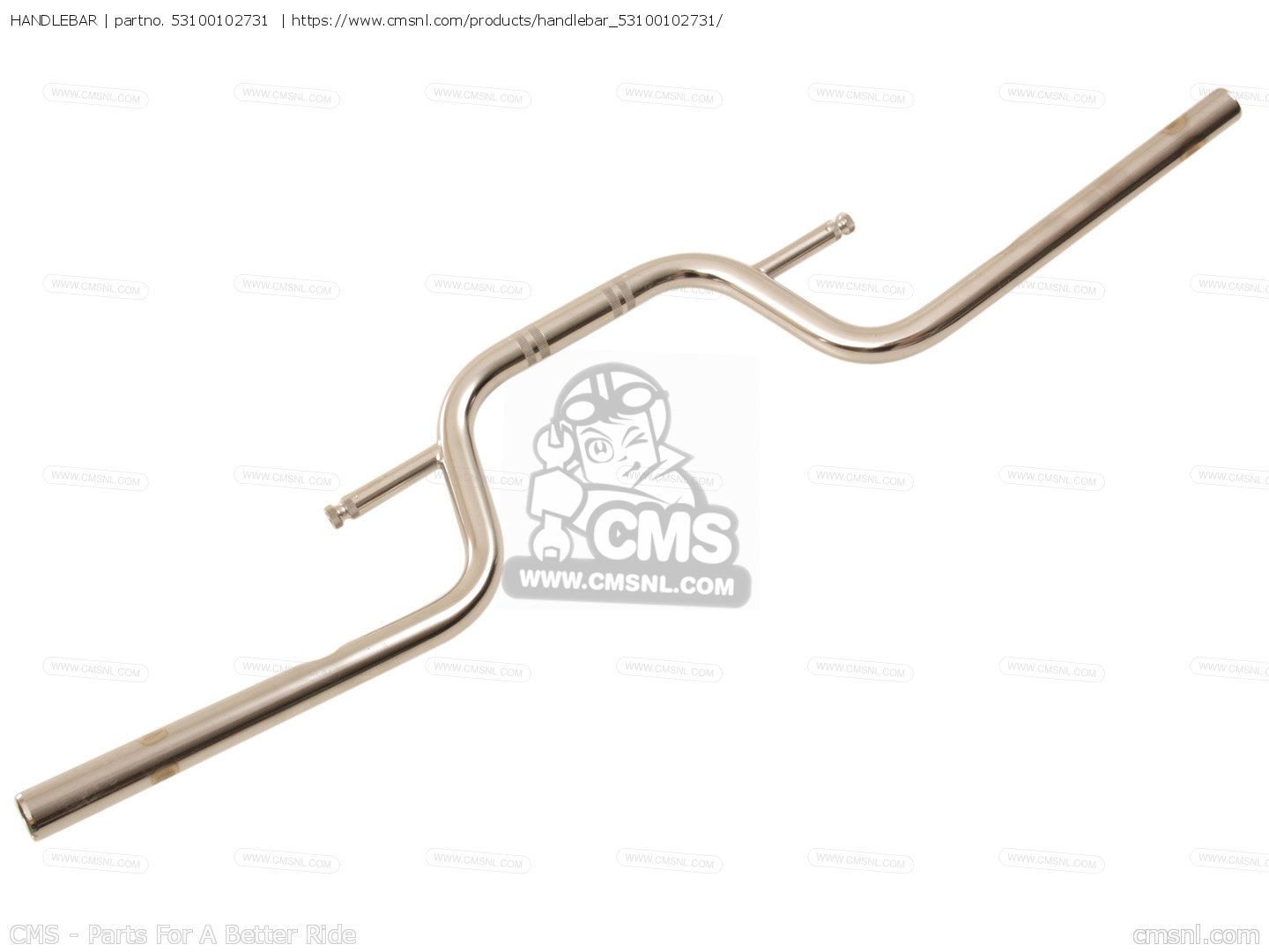 53100102731: HANDLEBAR Honda - buy the 53100-102-731 at CMSNL