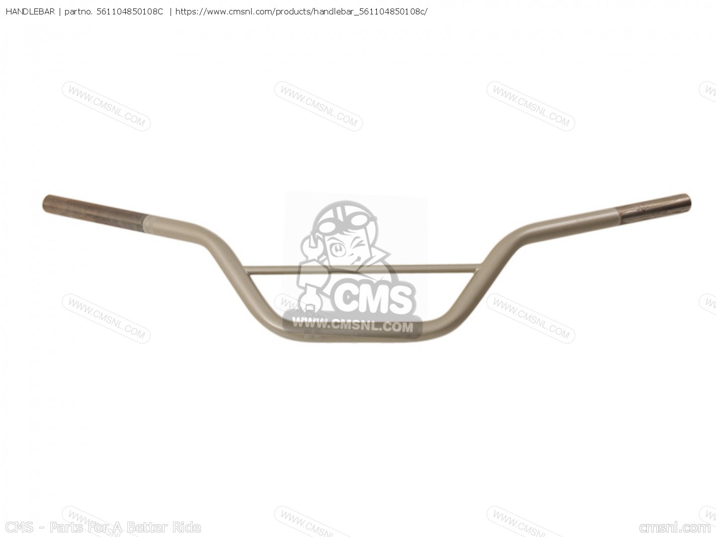 561104850108C: HANDLEBAR Suzuki - buy the 56110-48501-08C at CMSNL