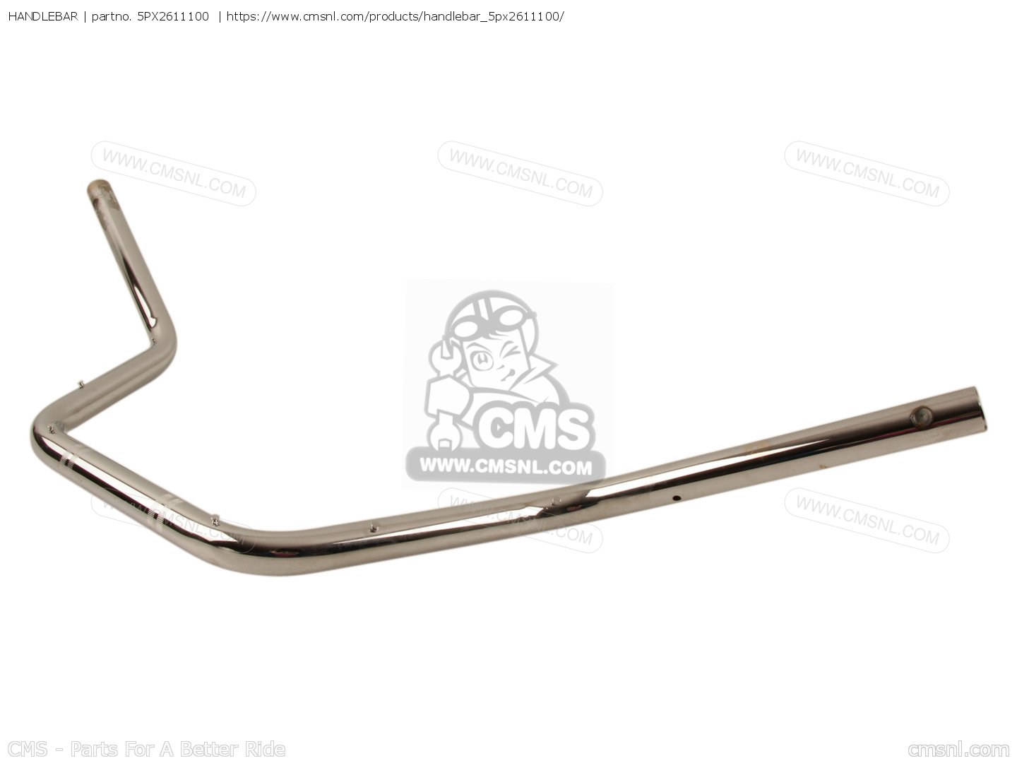 5PX2611100: Handlebar Yamaha - buy the 5PX-26111-00 at CMSNL