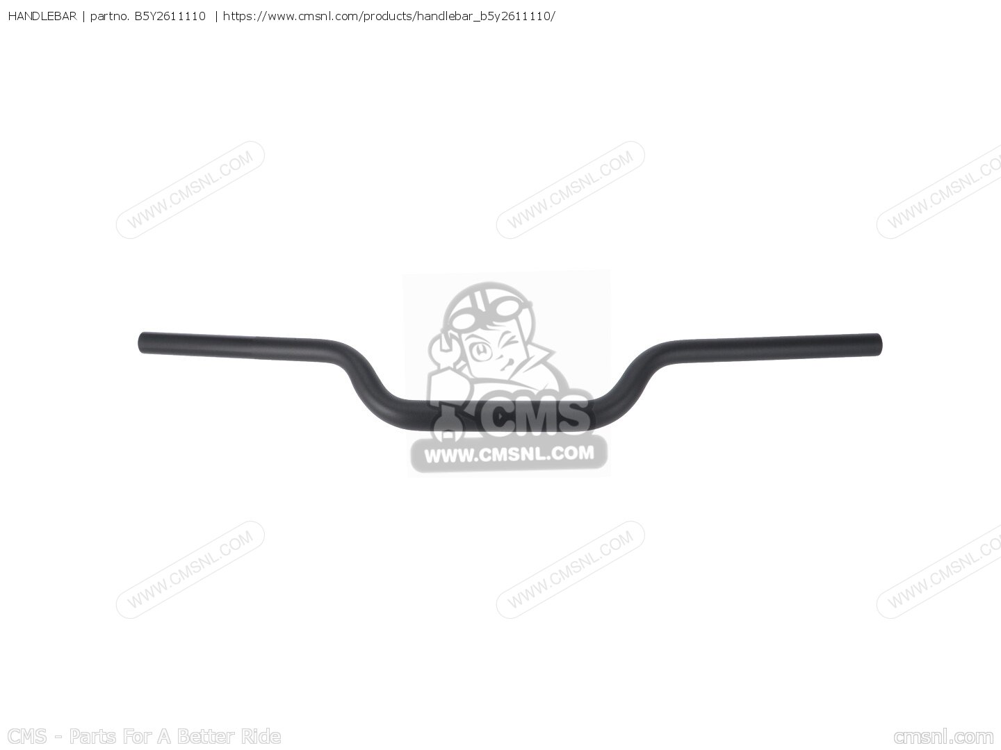 B5Y2611110: HANDLEBAR Yamaha - buy the B5Y-26111-10-00 at CMSNL