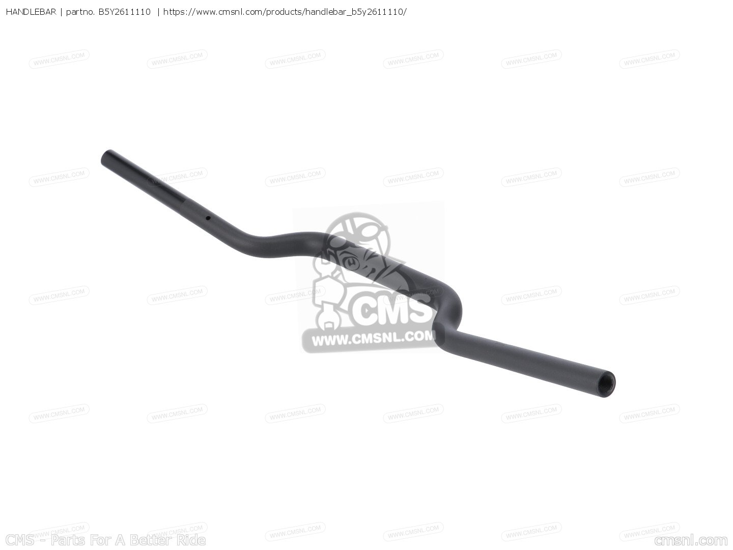 B5Y2611110: HANDLEBAR Yamaha - buy the B5Y-26111-10-00 at CMSNL
