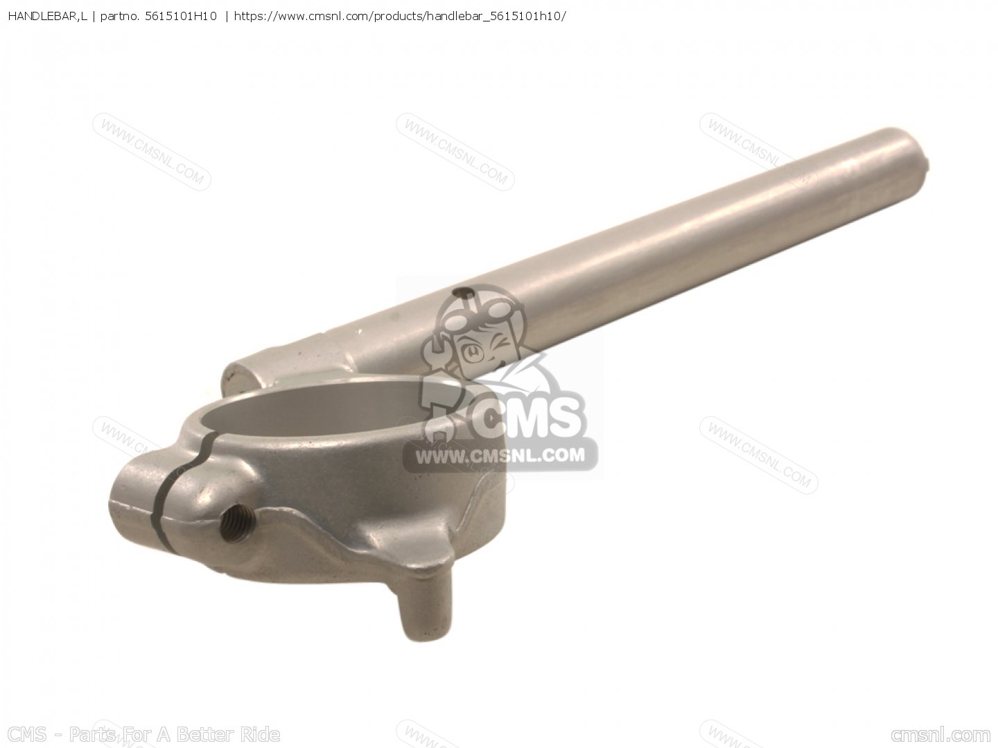 5615101H10: HANDLEBAR,L Suzuki - buy the 56151-01H10 at CMSNL