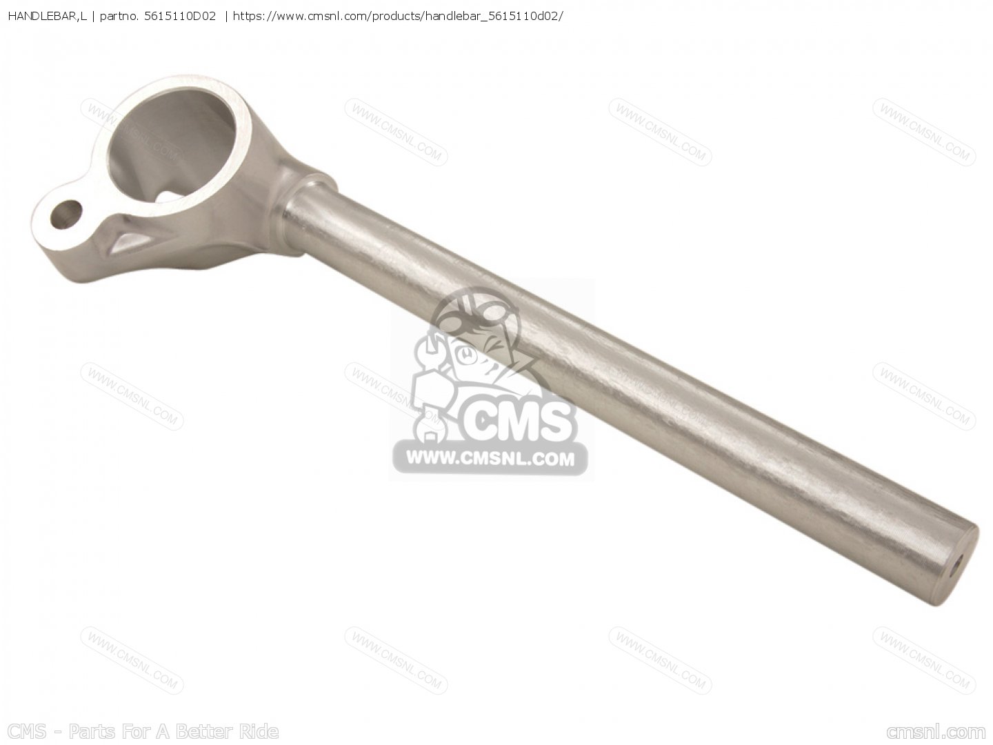 5615110D02: HANDLEBAR,L Suzuki - buy the 56151-10D02 at CMSNL