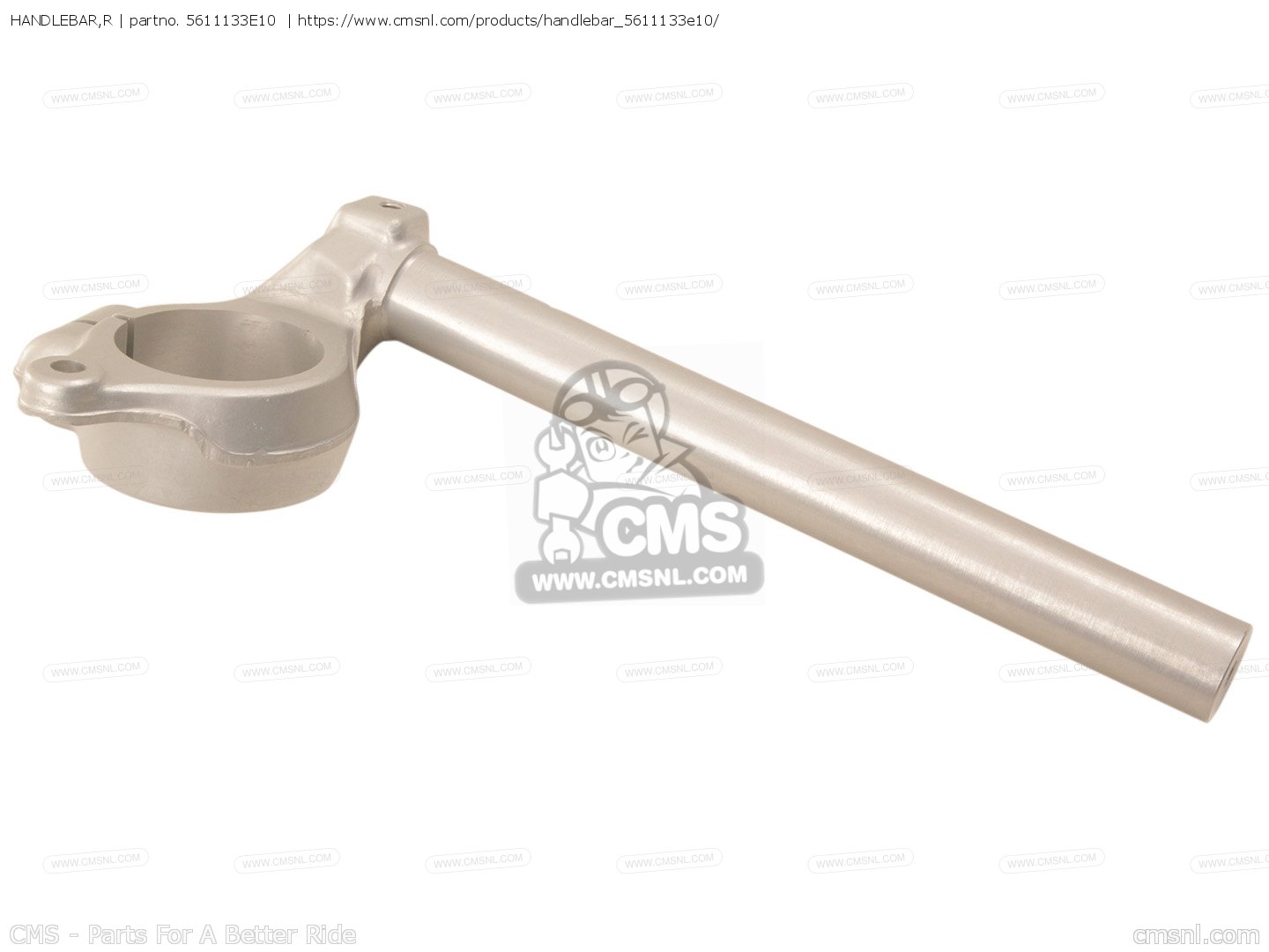 5611133E10: Handlebar,r Suzuki - buy the 56111-33E10 at CMSNL