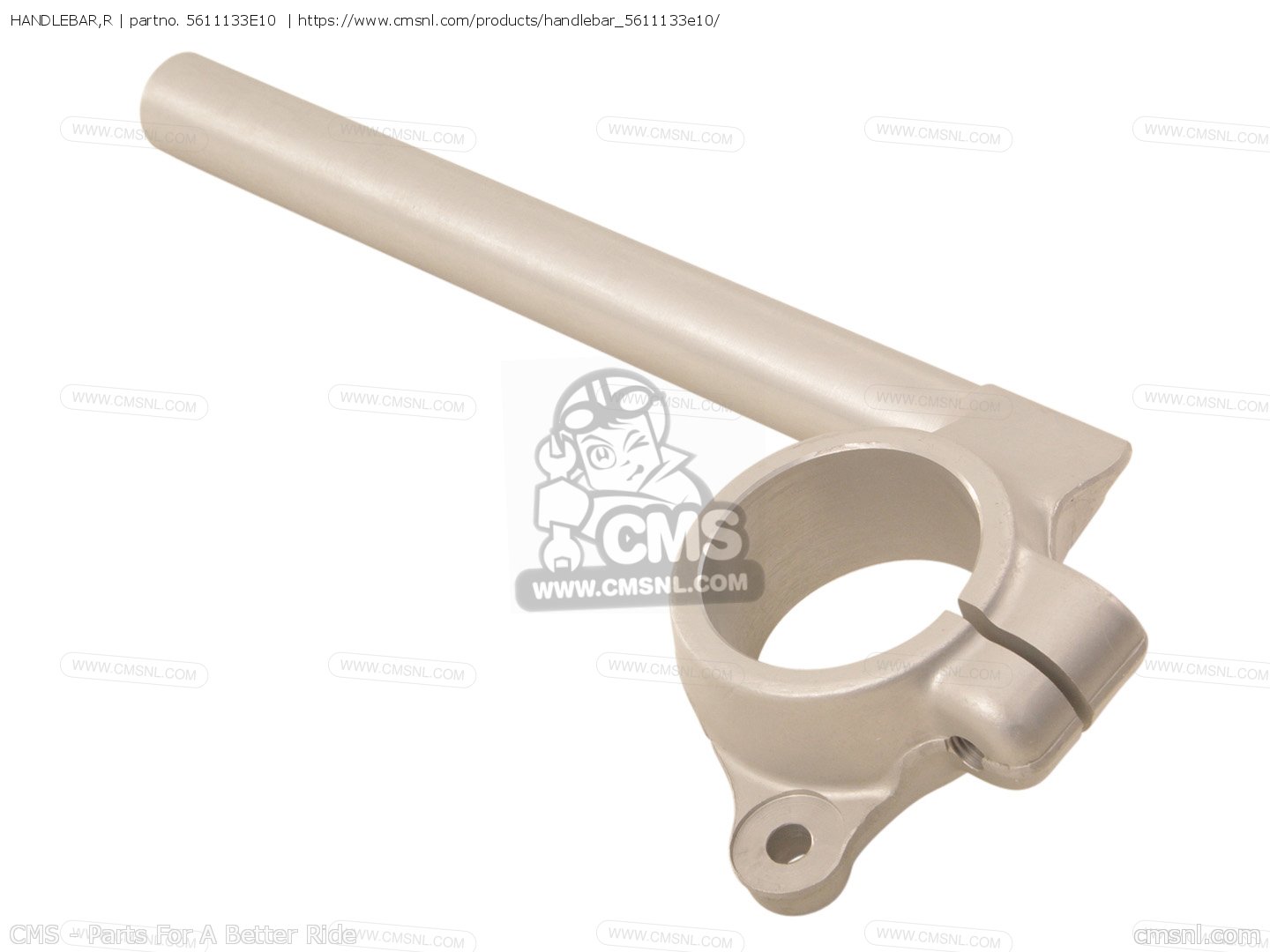 5611133E10: Handlebar,r Suzuki - buy the 56111-33E10 at CMSNL