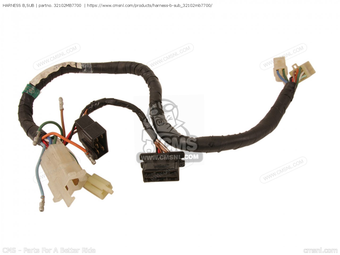 HARNESS B,SUB for Honda - order at CMSNL