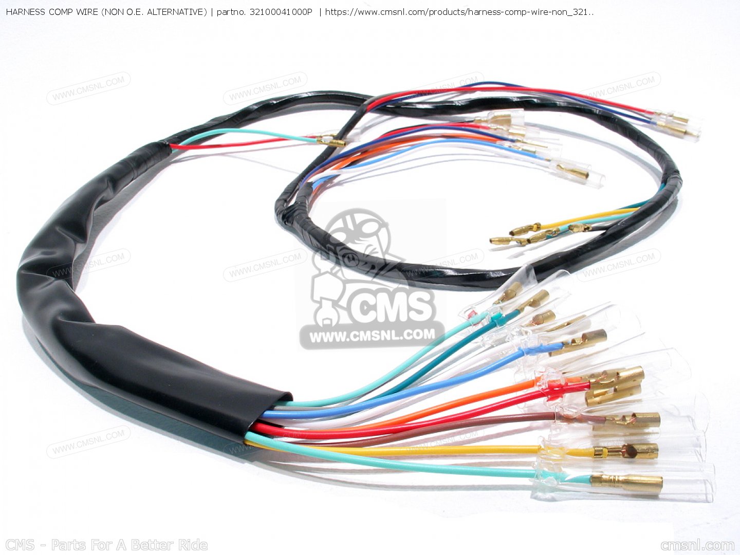 32100041000P: HARNESS COMP WIRE Honda - buy the 32100-041-000P at CMSNL