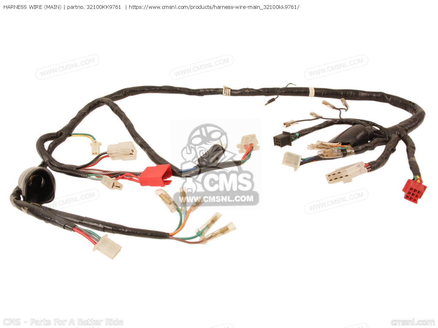 32100KK9761: HARNESS WIRE (MAIN) Honda - buy the 32100-KK9-761 at CMSNL