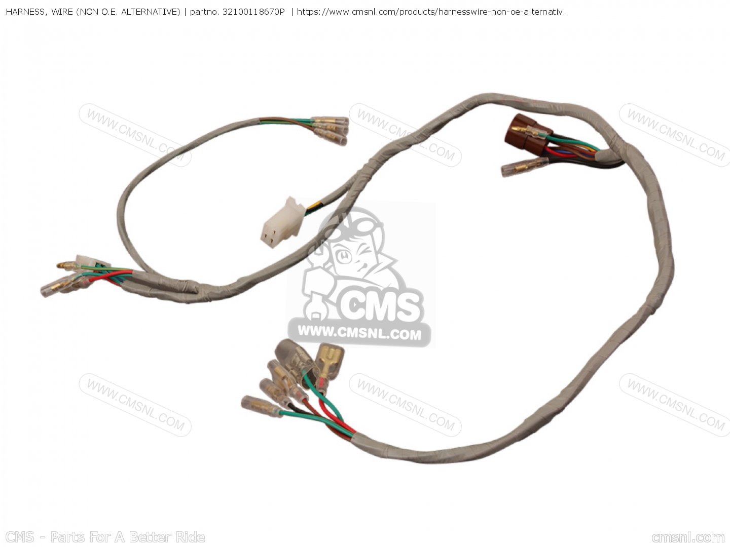 HARNESS, WIRE (NON O.E. ALTERNATIVE) for Honda - order at CMSNL