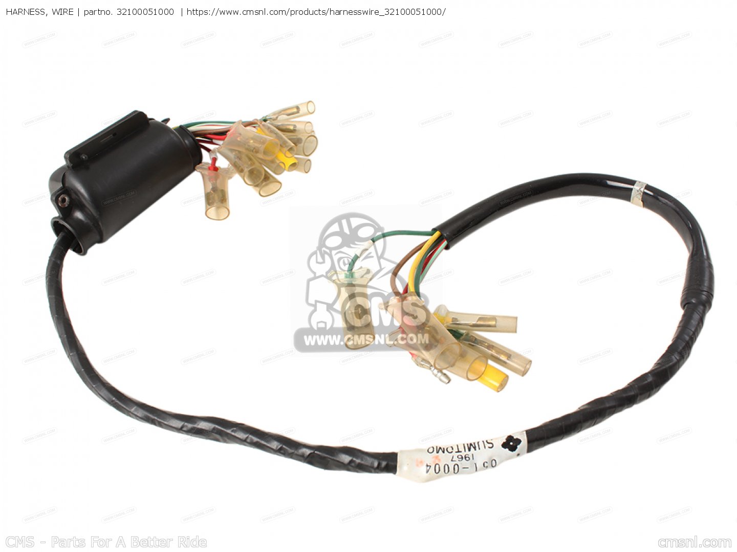 32100051000: HARNESS, WIRE Honda - buy the 32100-051-000 at CMSNL