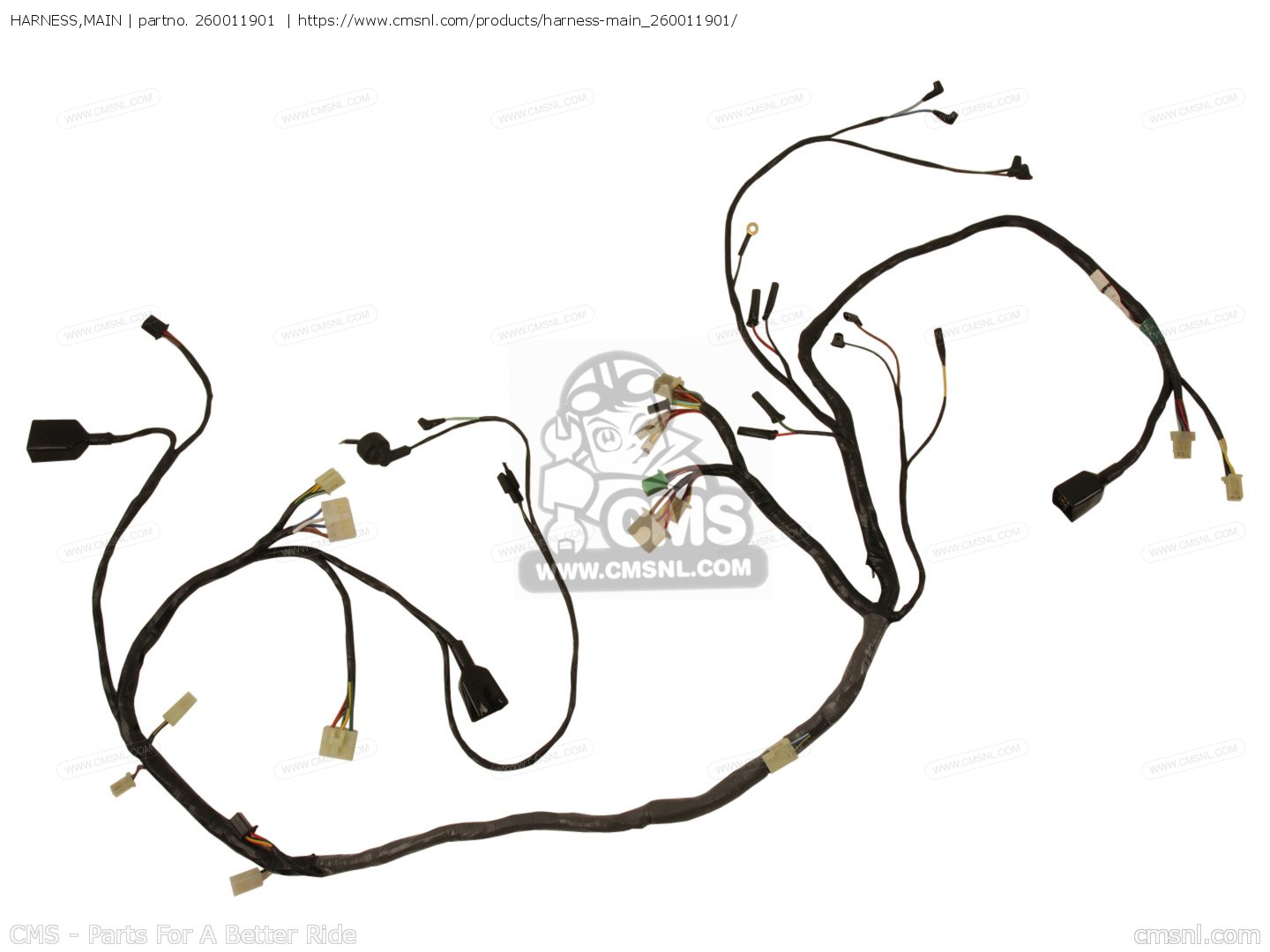 260011901: HARNESS,MAIN Kawasaki - buy the 26001-1901 at CMSNL