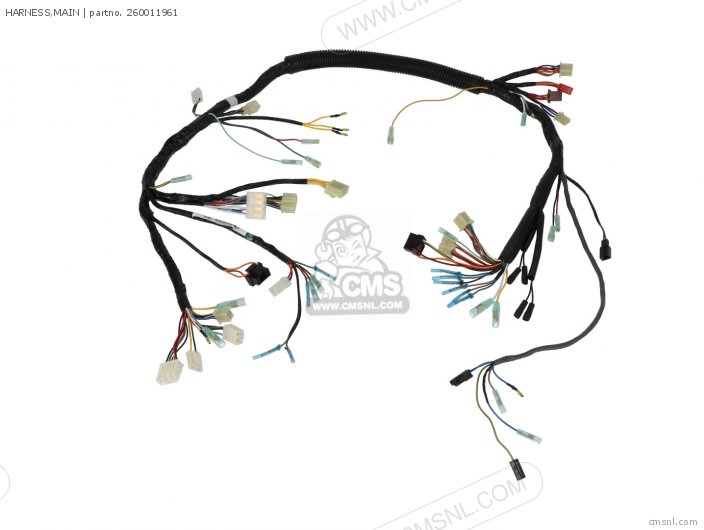 260011961: Harness,main Kawasaki - buy the 26001-1961 at CMSNL