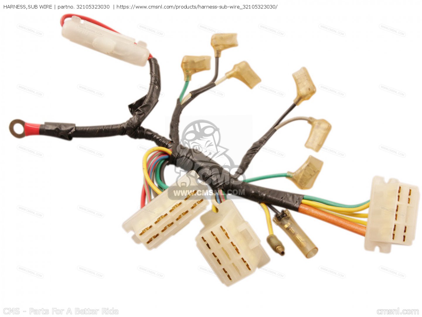 32105323030: HARNESS,SUB WIRE Honda - buy the 32105-323-030 at CMSNL