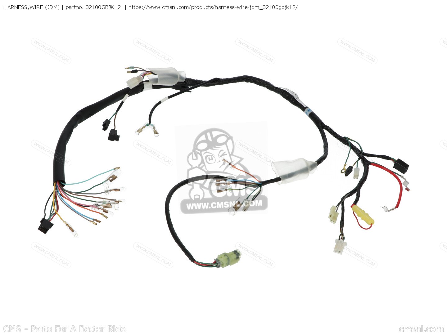32100GBJK12: Harness,wire (jdm) Honda - buy the 32100-GBJ-K12 at CMSNL