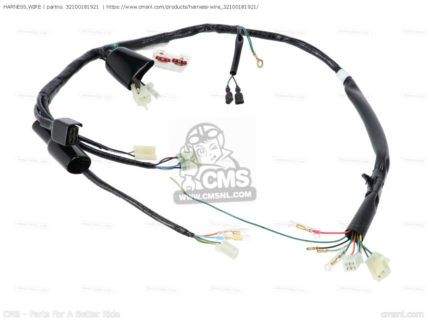 32100181921: HARNESS,WIRE Honda - buy the 32100-181-921 at CMSNL